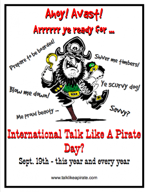 Happy International Talk Like A Pirate Day 2019 (Sticky for the day ...